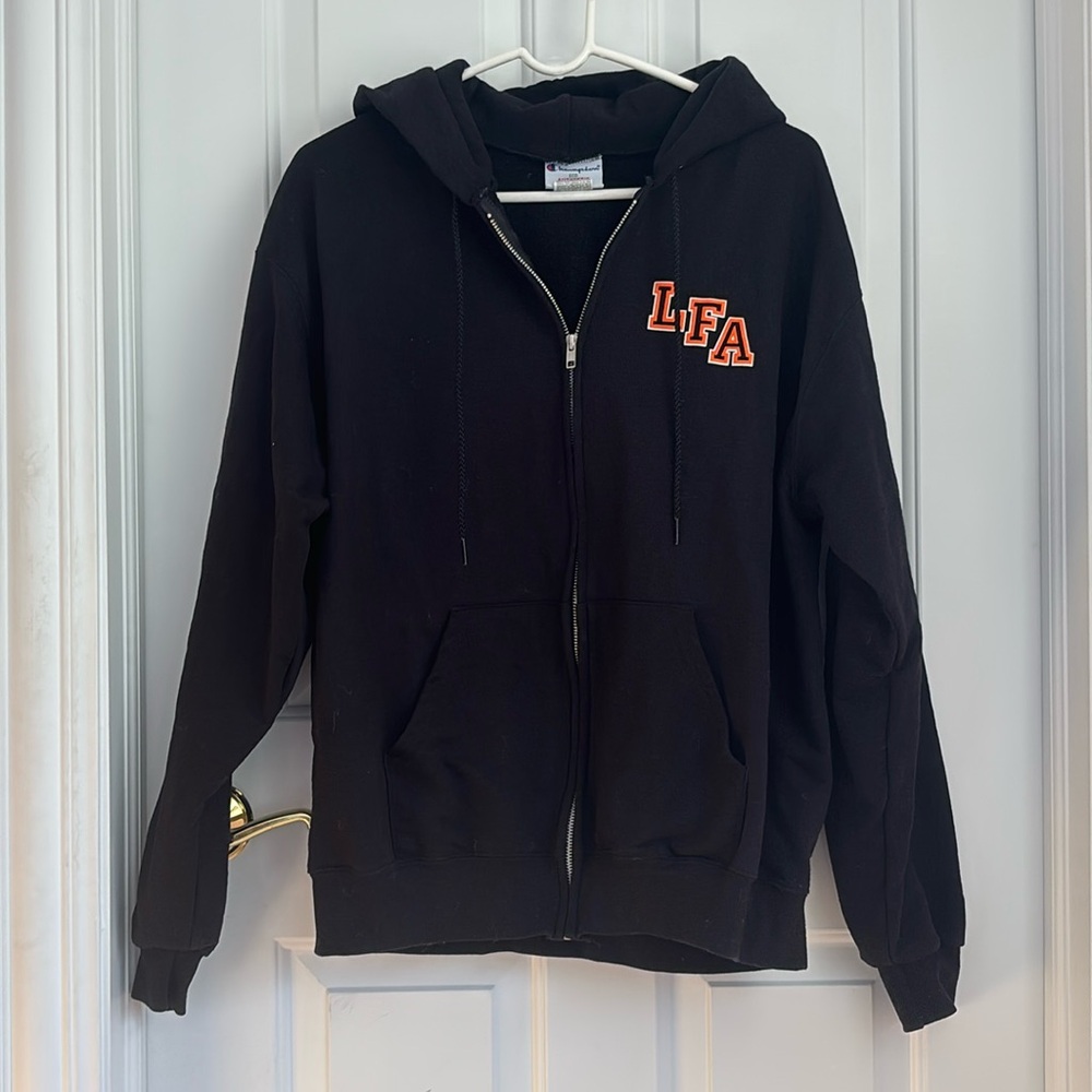 Champion Black Zip Up With Lfa Logo - Gem